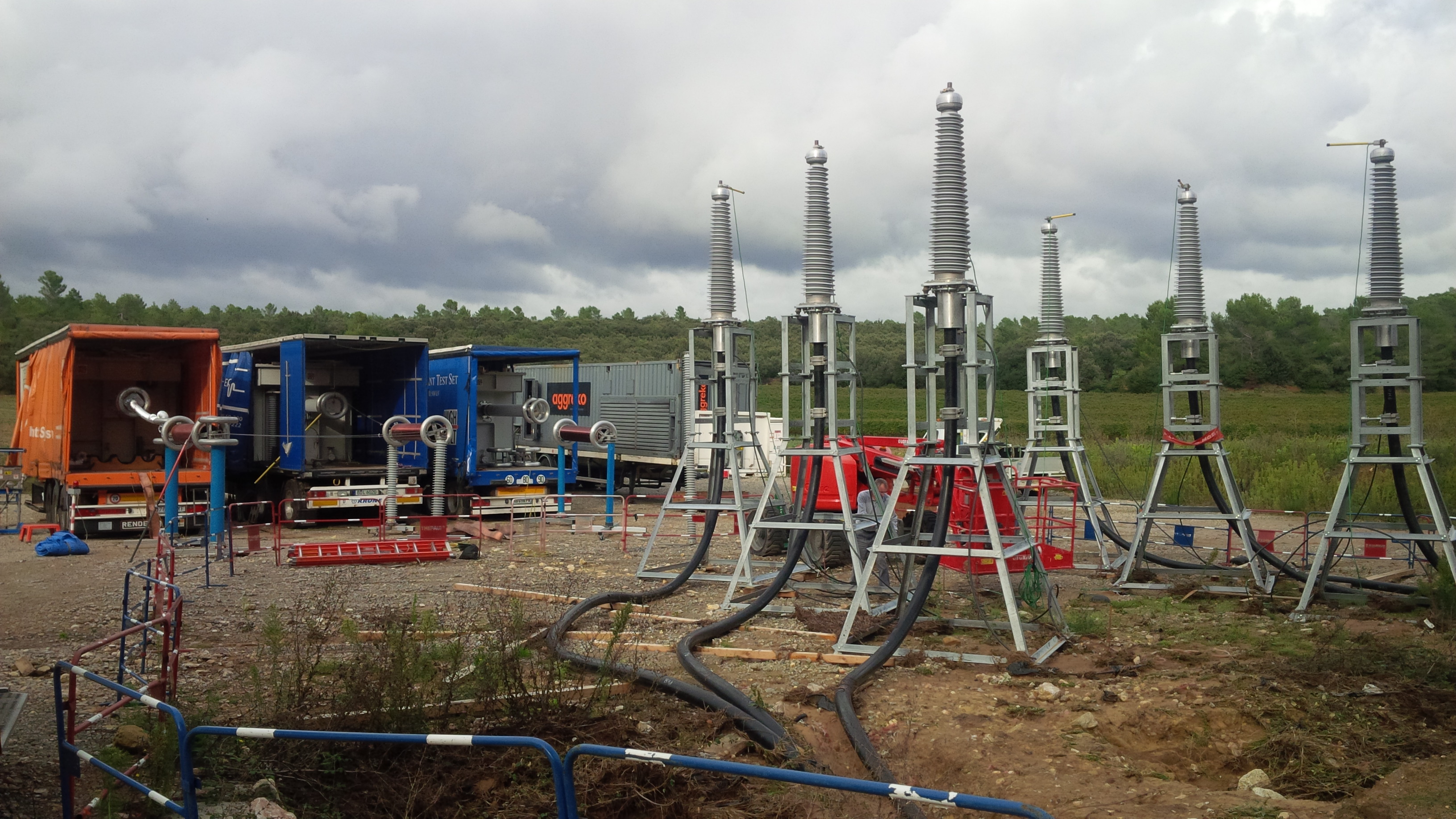 On site high voltage cable testing laboratory Tecnalia