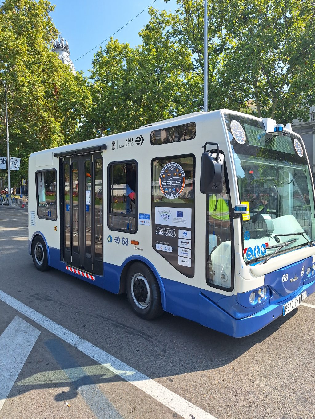 Launch of a driverless minibus on the streets of Madrid | Tecnalia